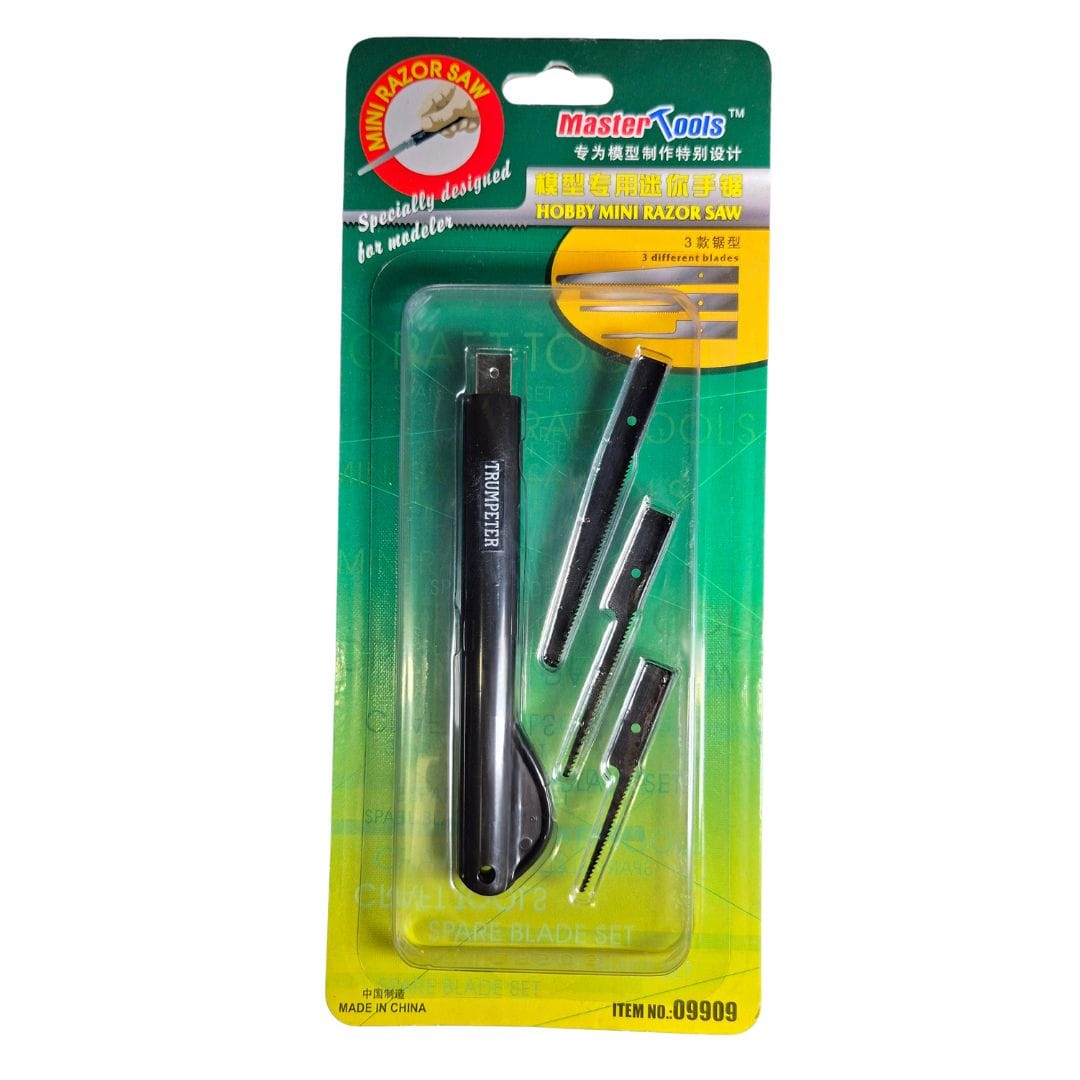 Mini Serra Para Hobby Master Tools - 3 Lâminas - Arsenal Craft