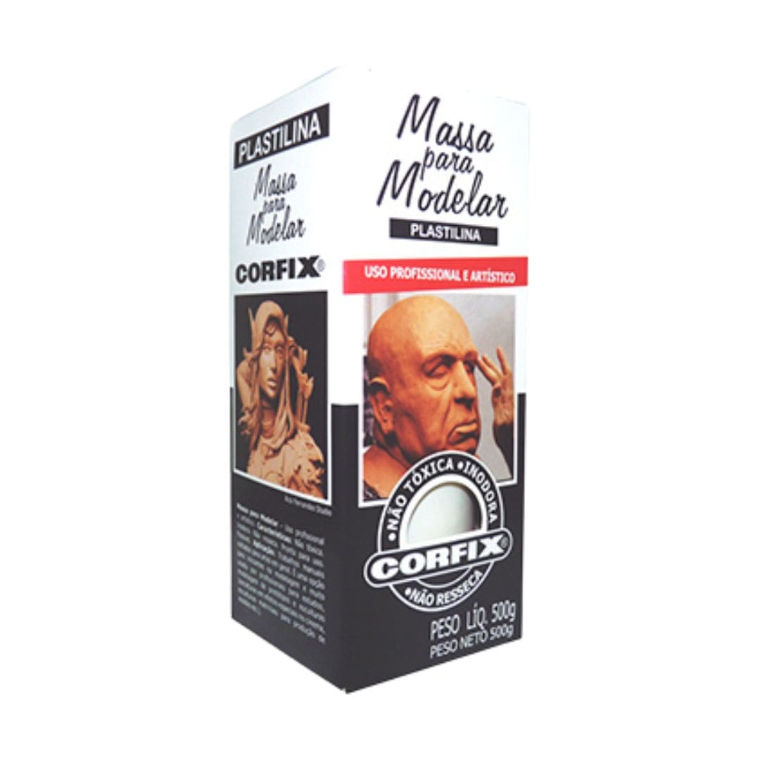 Massa para Modelar Corfix Amarelo Pele 500g | Arsenal Craft RPG