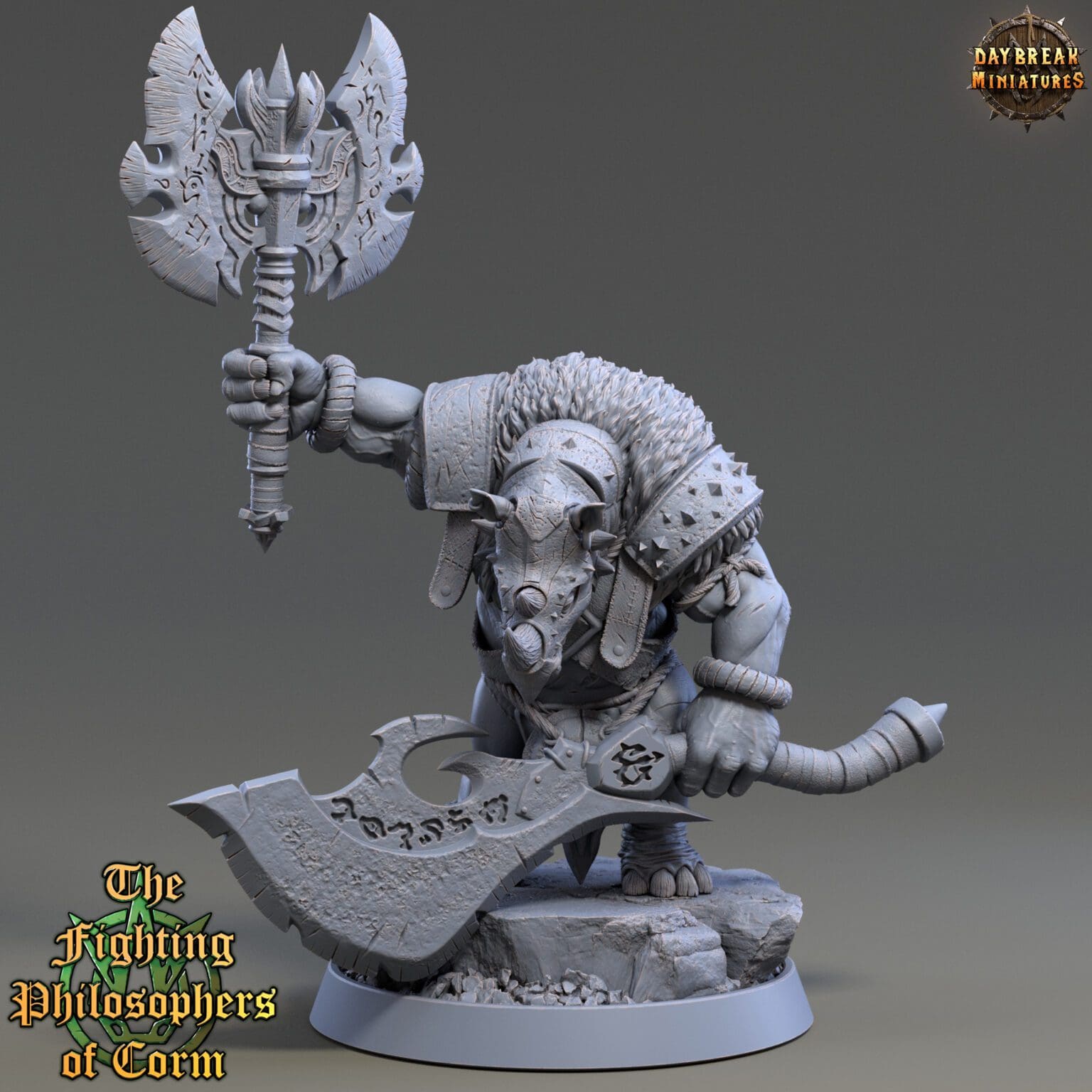 Polus Greatblade – Fighting Philosophers of Corm – Daybreak Miniatures ...