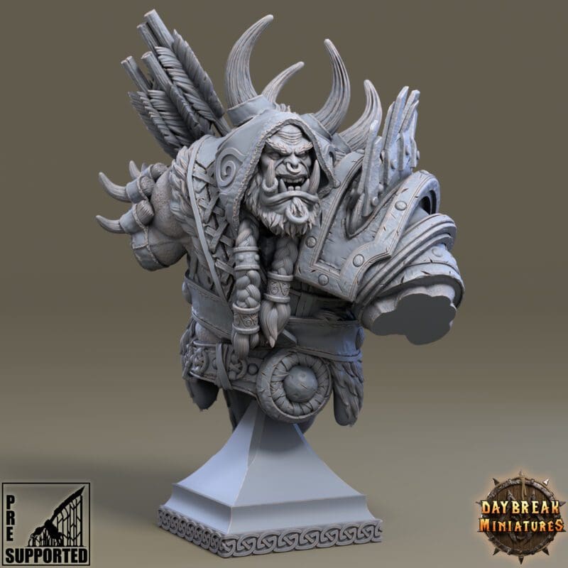 Paakz Reinhold Busto - Mercenários do Vazio - Daybreak Miniatures ...