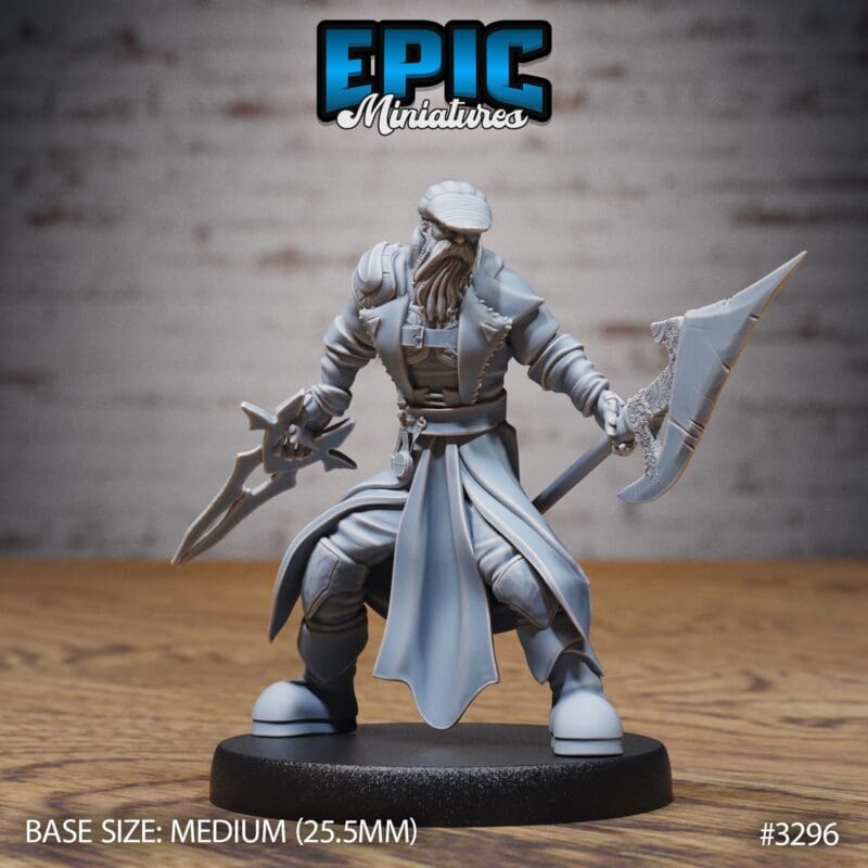 Marinheiro Mestre com Lança - Pirate Scourge – Epic Miniatures ...