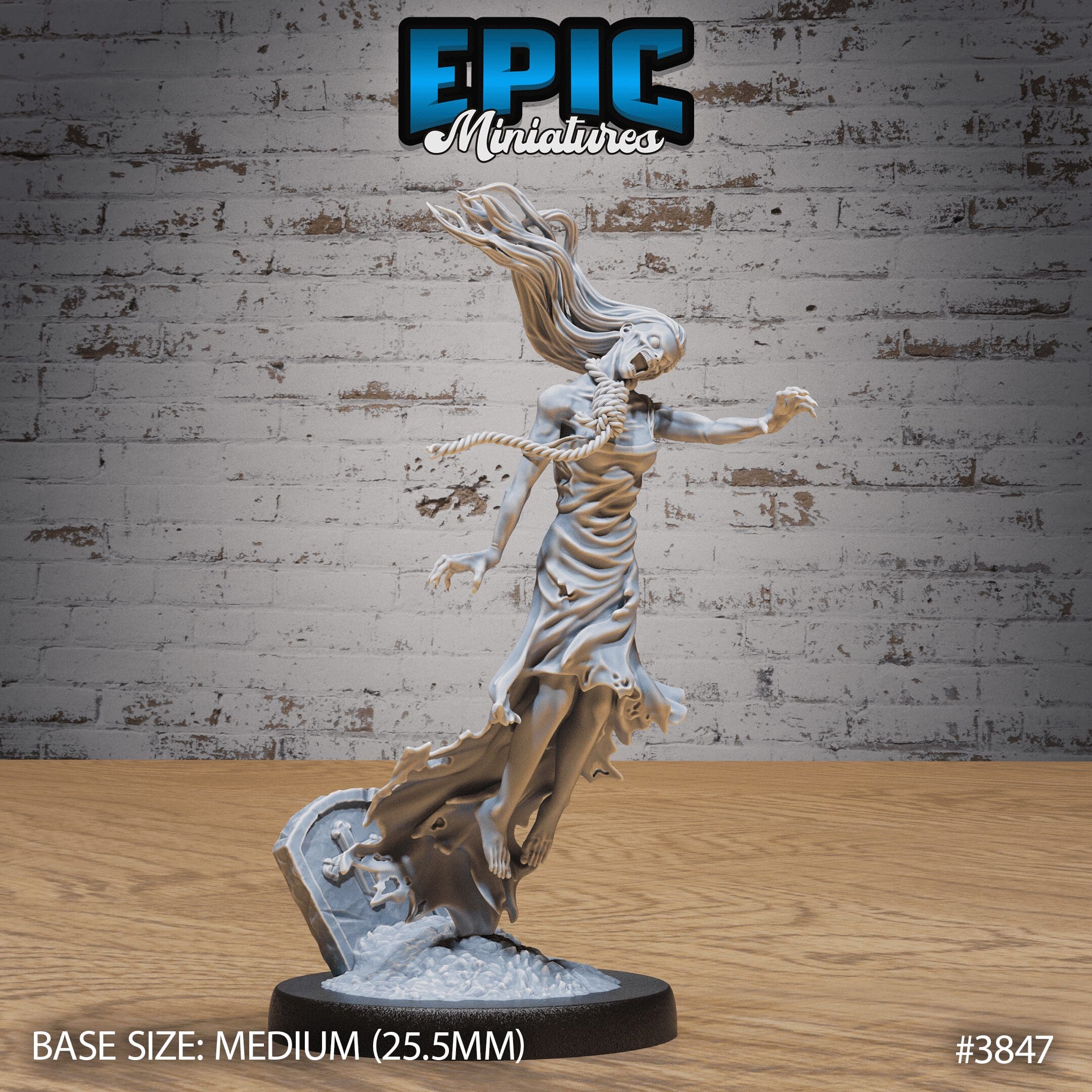 Banshee Da Sepultura Assombrada - Epic Miniatures - Miniatura Para RPG ...
