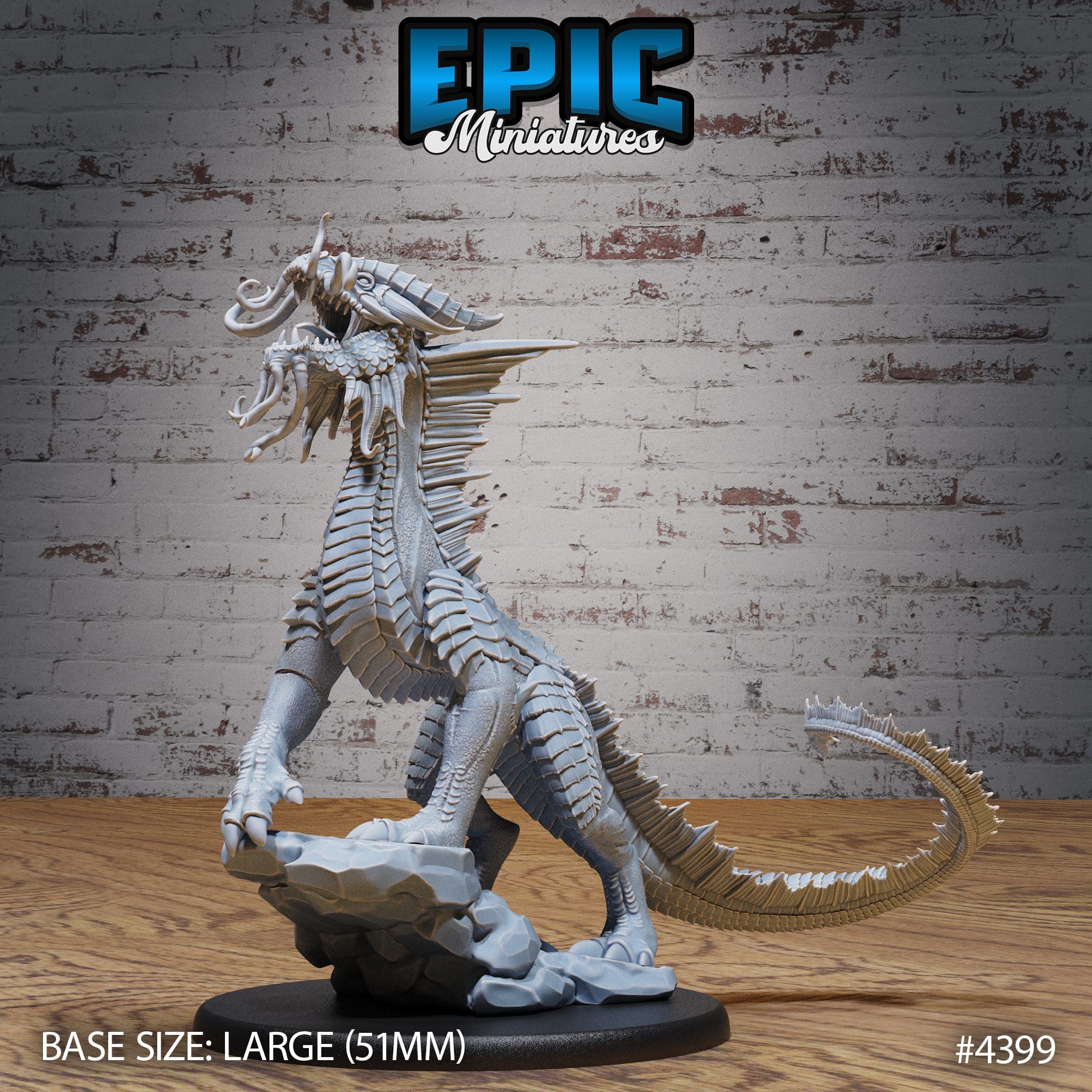 Draco Guardião Dourado Rugindo - Mighty Heroes - Epic Miniatures ...