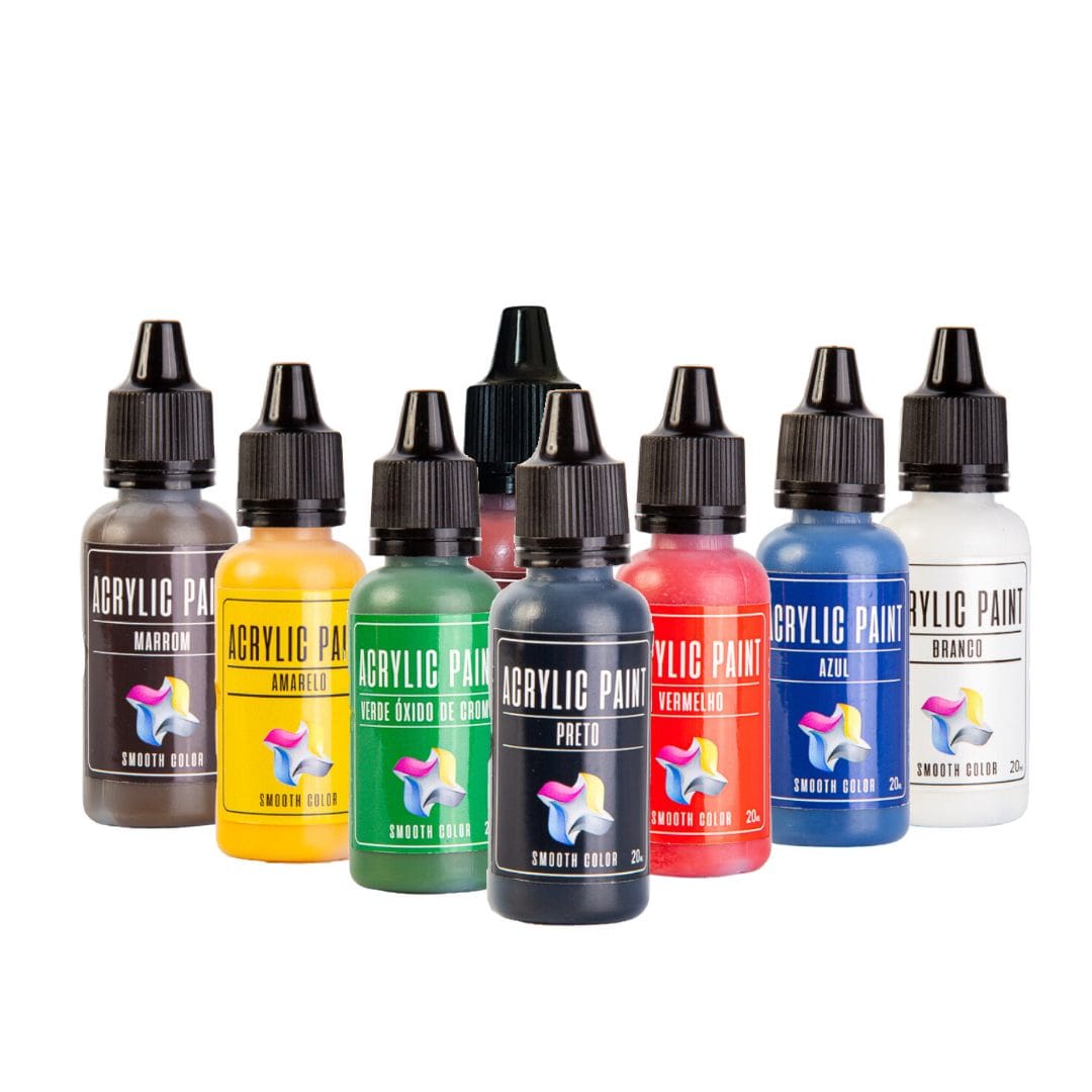 KIT Tinta Acrílica Smooth Color - Arsenal Craft