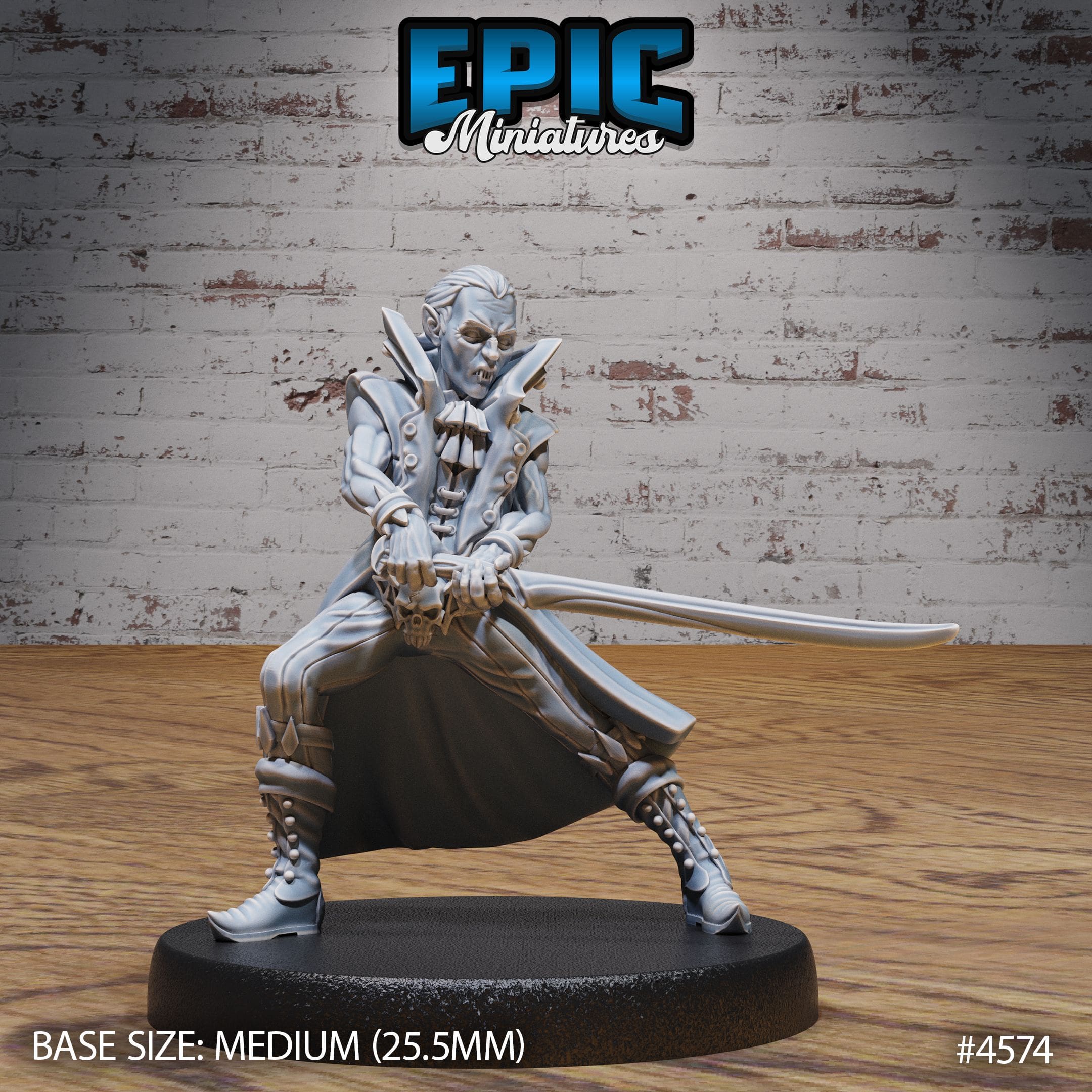 Vampire Army Sword - Vampire Invasion - Epic Miniatures | Arsenal Craft RPG