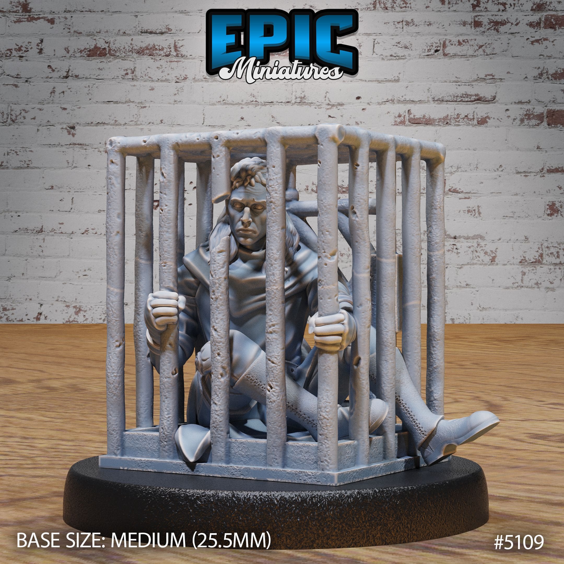 Prisoner Cage - Prison Break - Epic Miniatures | Arsenal Craft RPG
