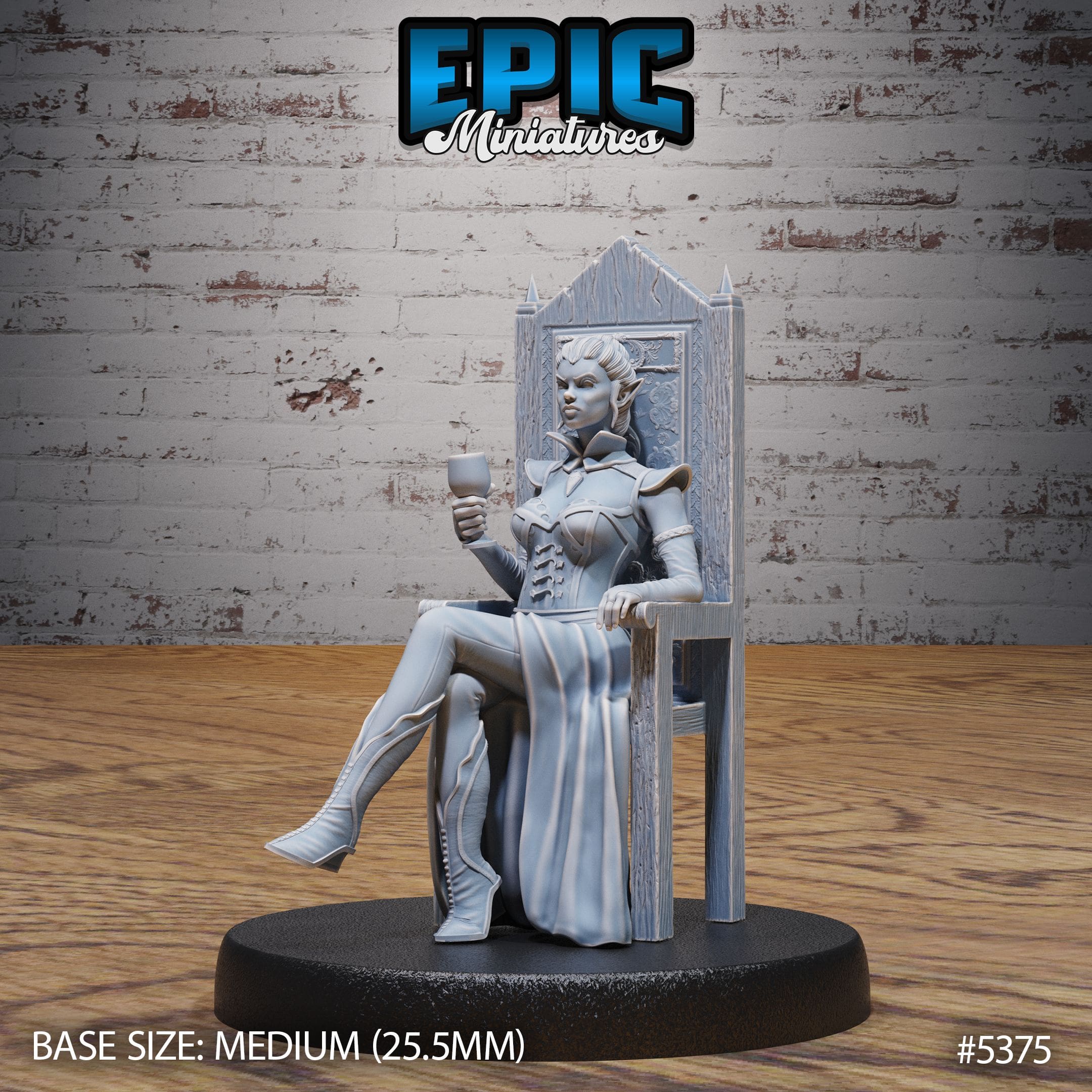 Royal Vampire Lady Throne - Bloody Night - Epic Miniatures | Arsenal ...