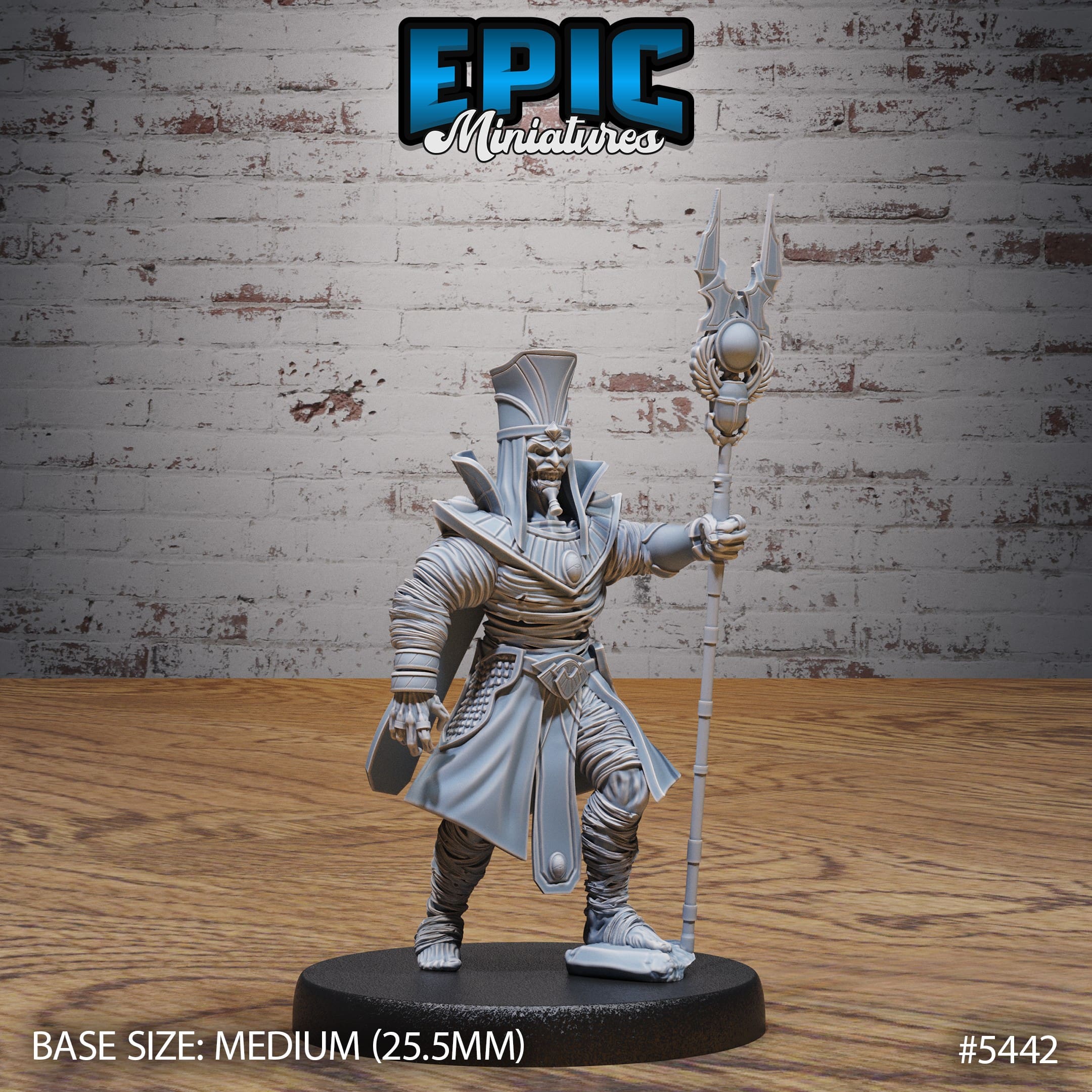 Mummy Lord Staff - Death Desert - Epic Miniatures | Arsenal Craft RPG