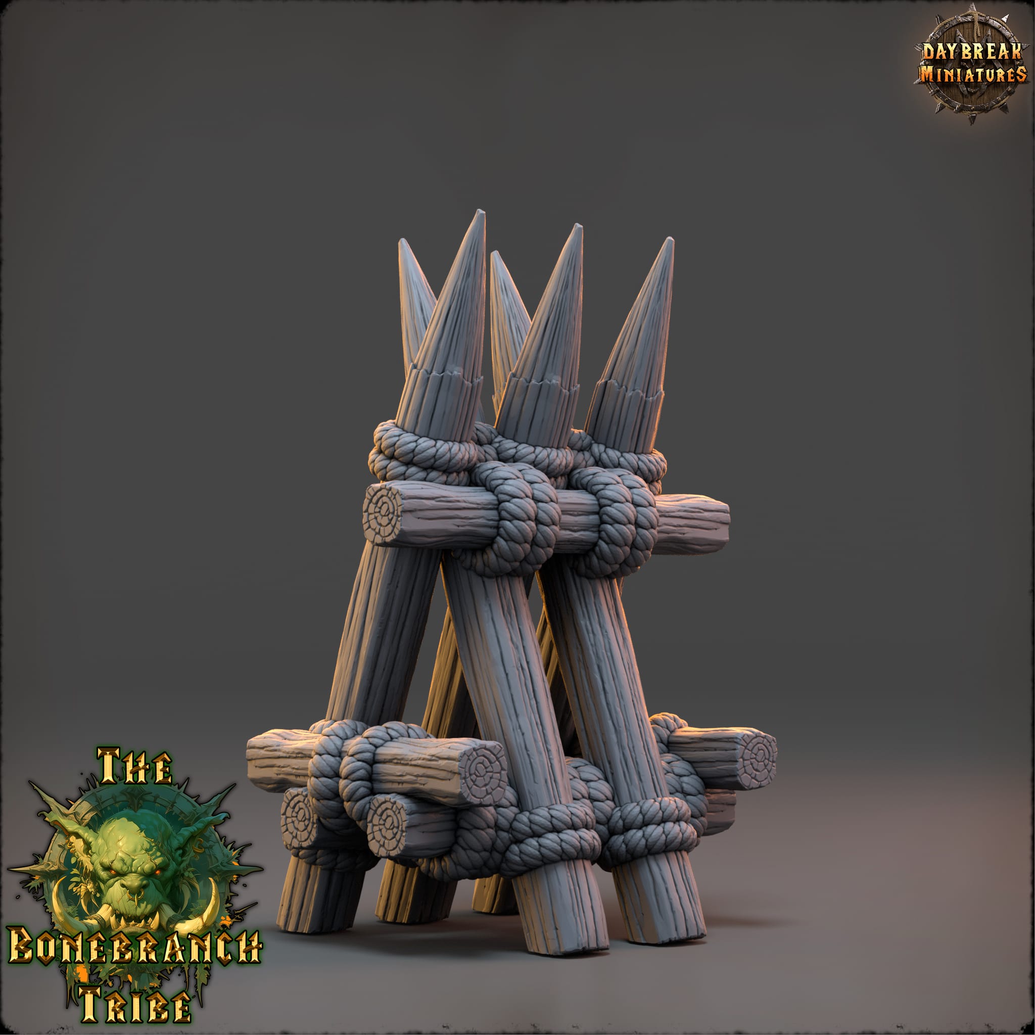 Bonebranch palisade 2 - Bonebranch Tribe - Daybreak Miniatures ...