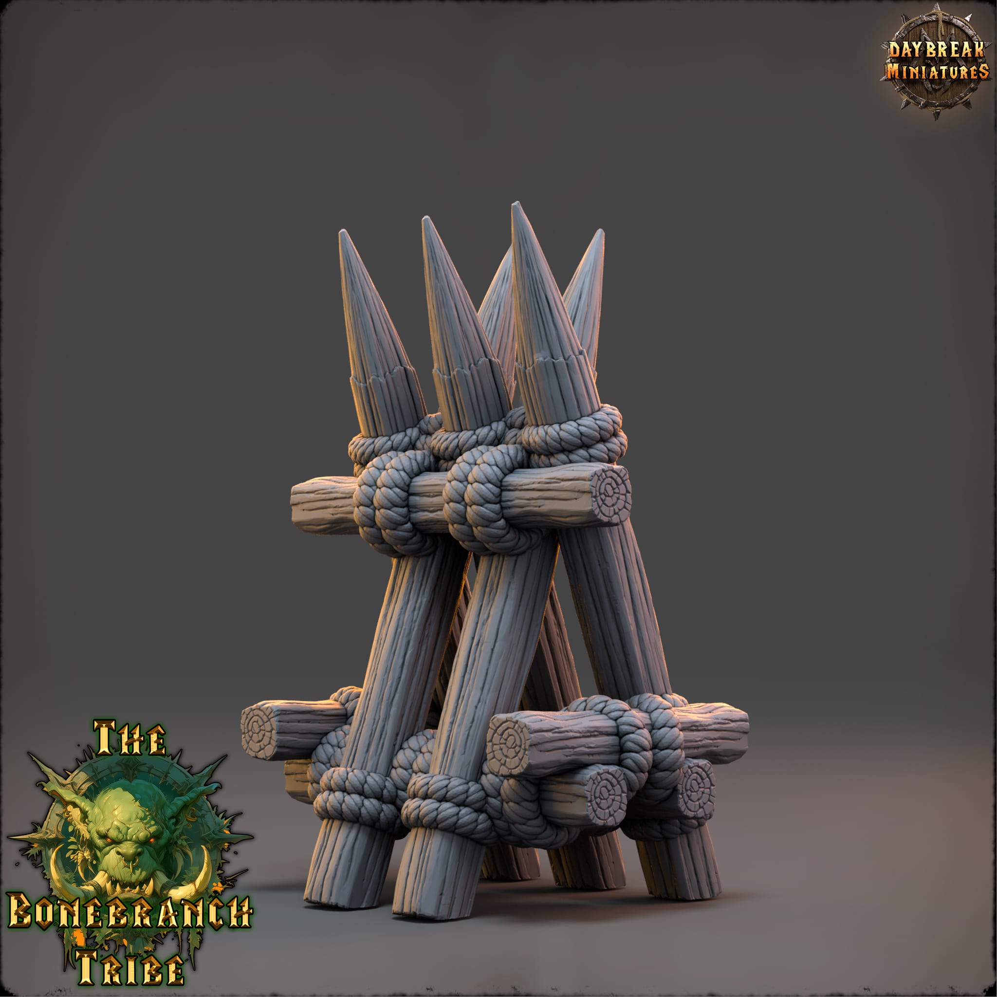 Bonebranch palisade 2 - Bonebranch Tribe - Daybreak Miniatures ...